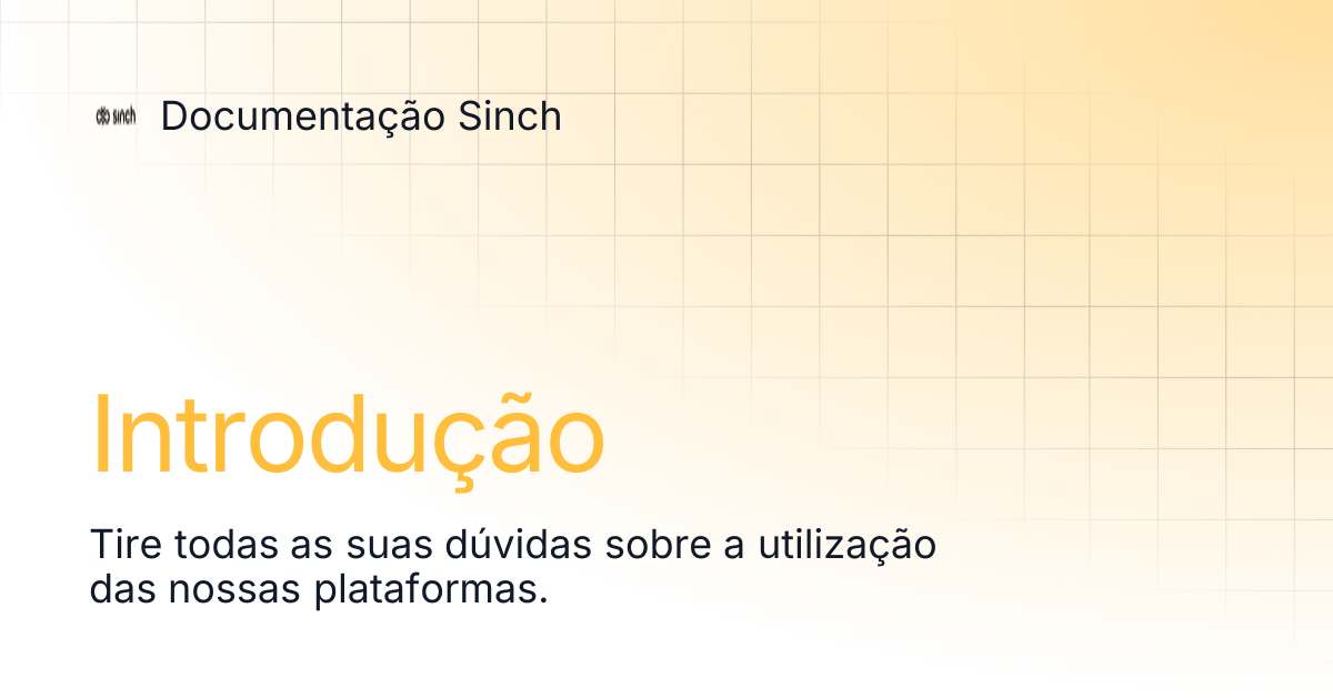 Introdução | Documentação Sinch